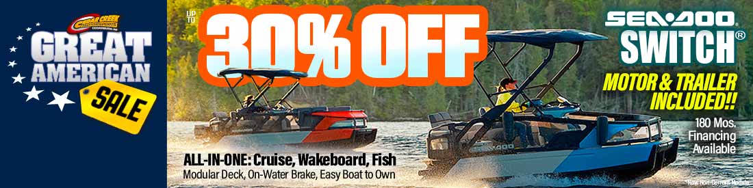 Buy Sea-Doo Switch Pontoon Boat for sale near Milwaukee, WI | Cedar ...