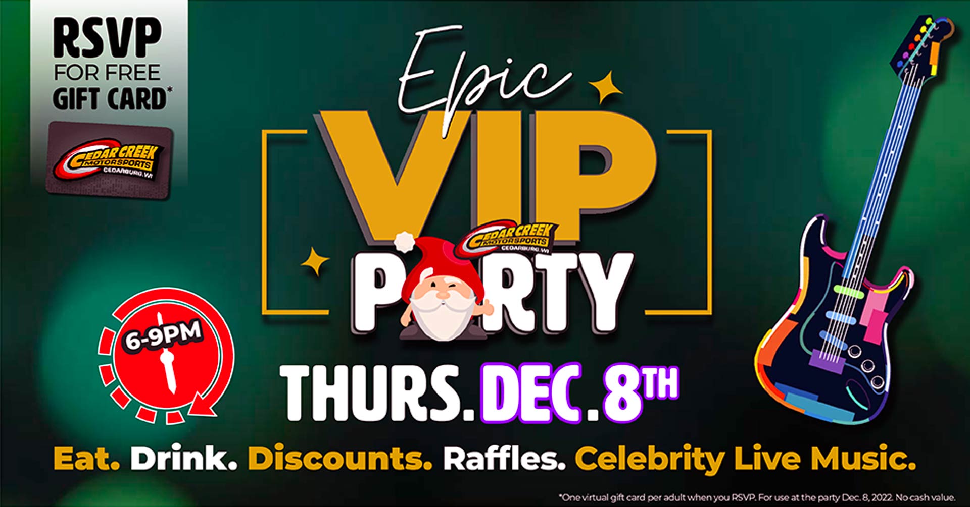 VIP Christmas Party 2023 | Cedar Creek Motorsports