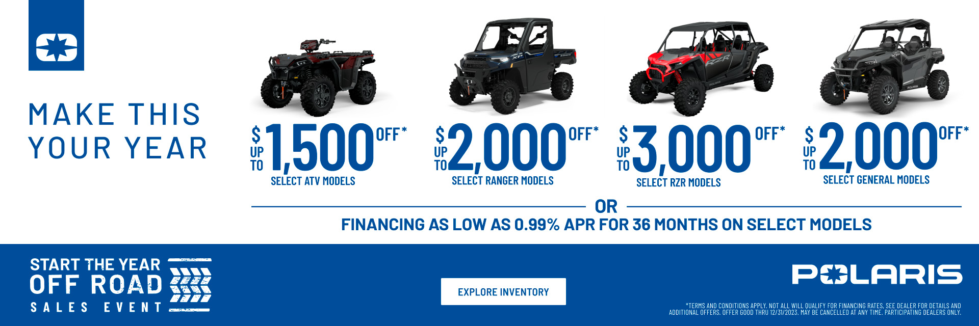 Polaris Promotions Rebates Coupons | Cedar Creek Motorsports near ...