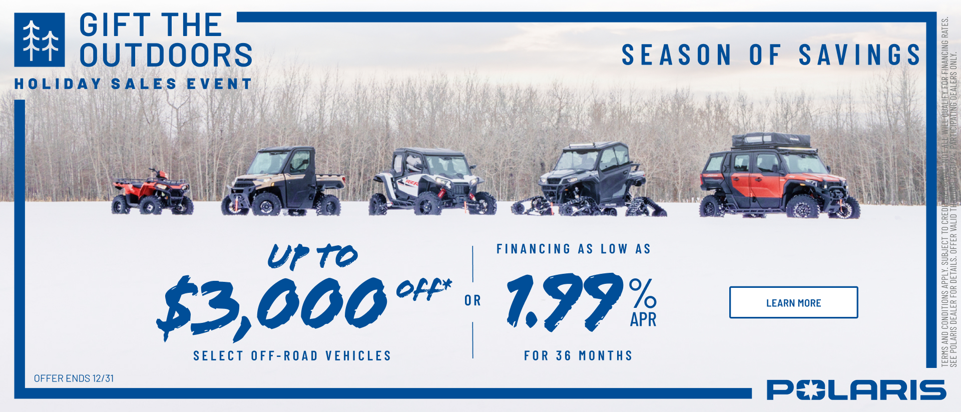 Polaris Promotions Rebates Coupons | Cedar Creek Motorsports near ...